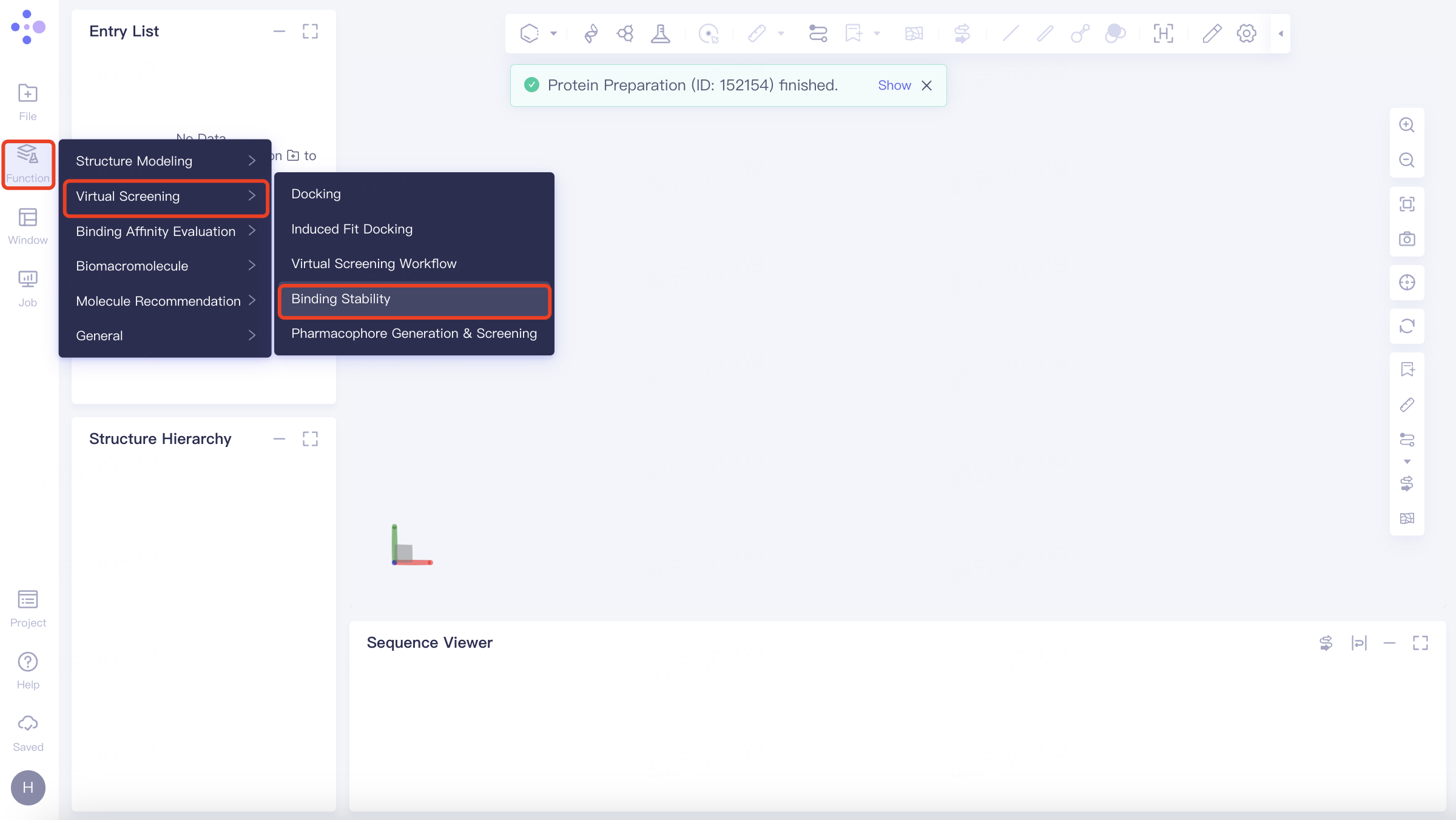 Binding Stability | Hermite Docs