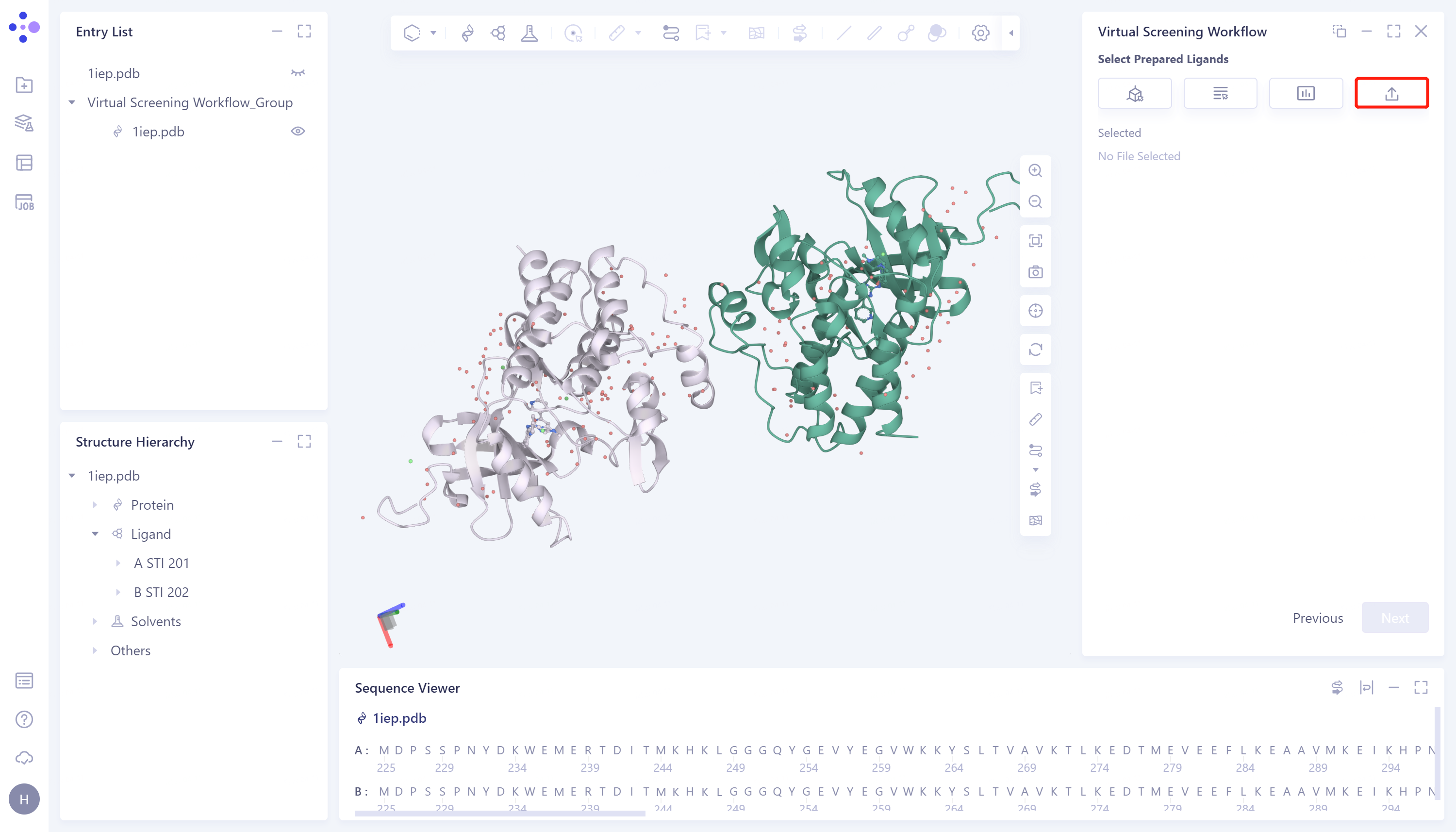 Virtual Screening Workflow | Hermite Docs