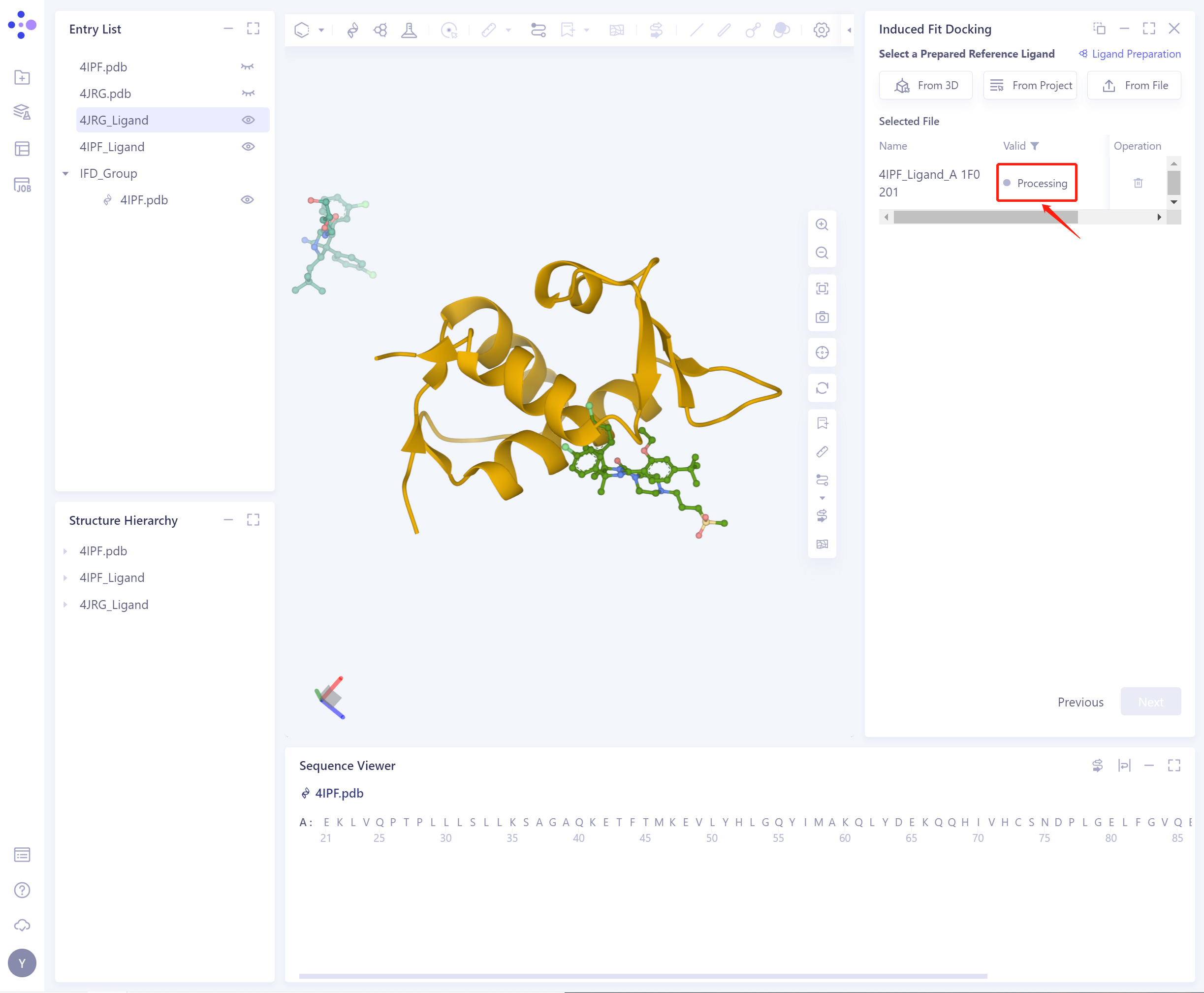 Induced Fit Dcoking | Hermite Docs