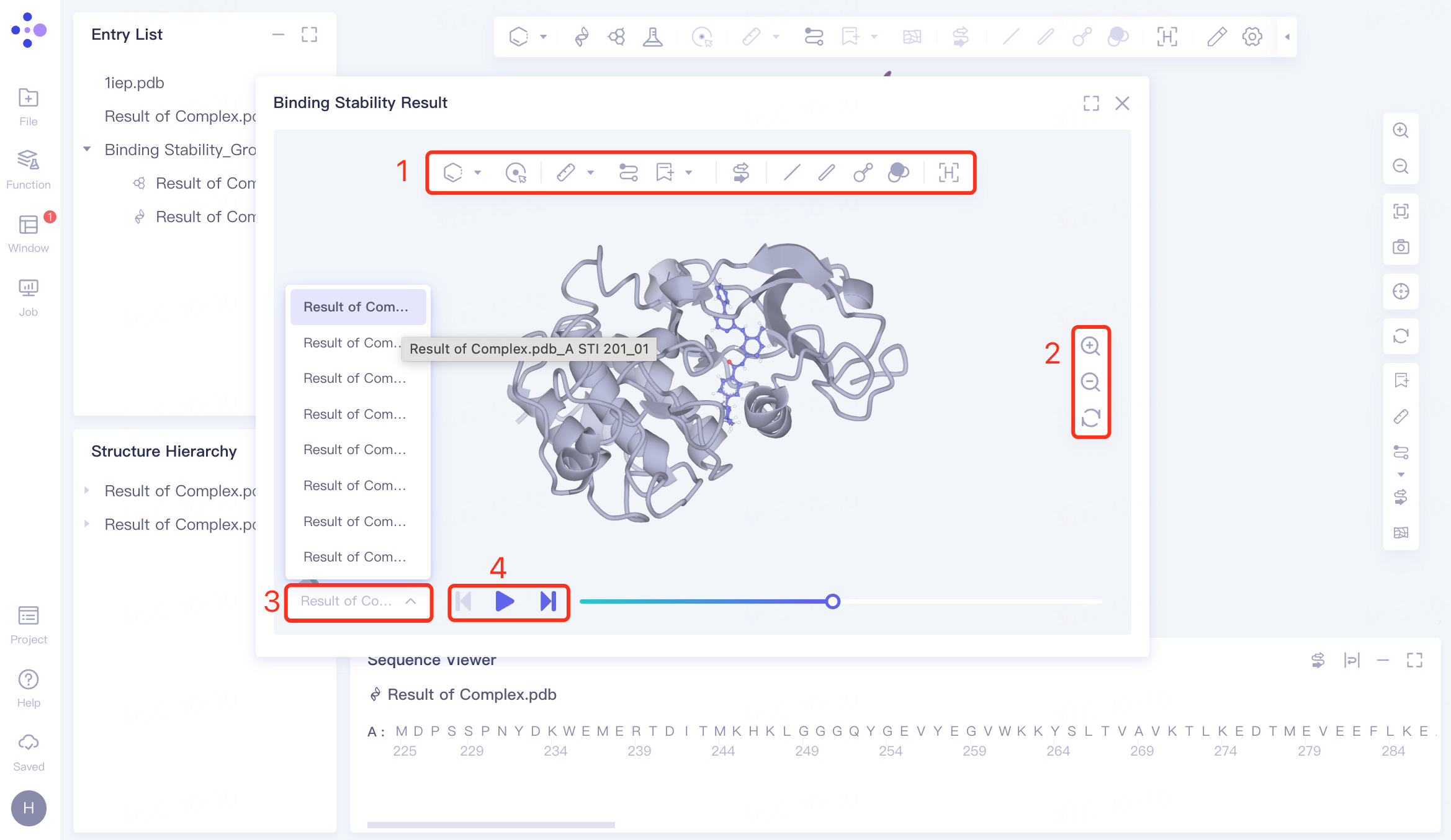 Binding Stability | Hermite Docs