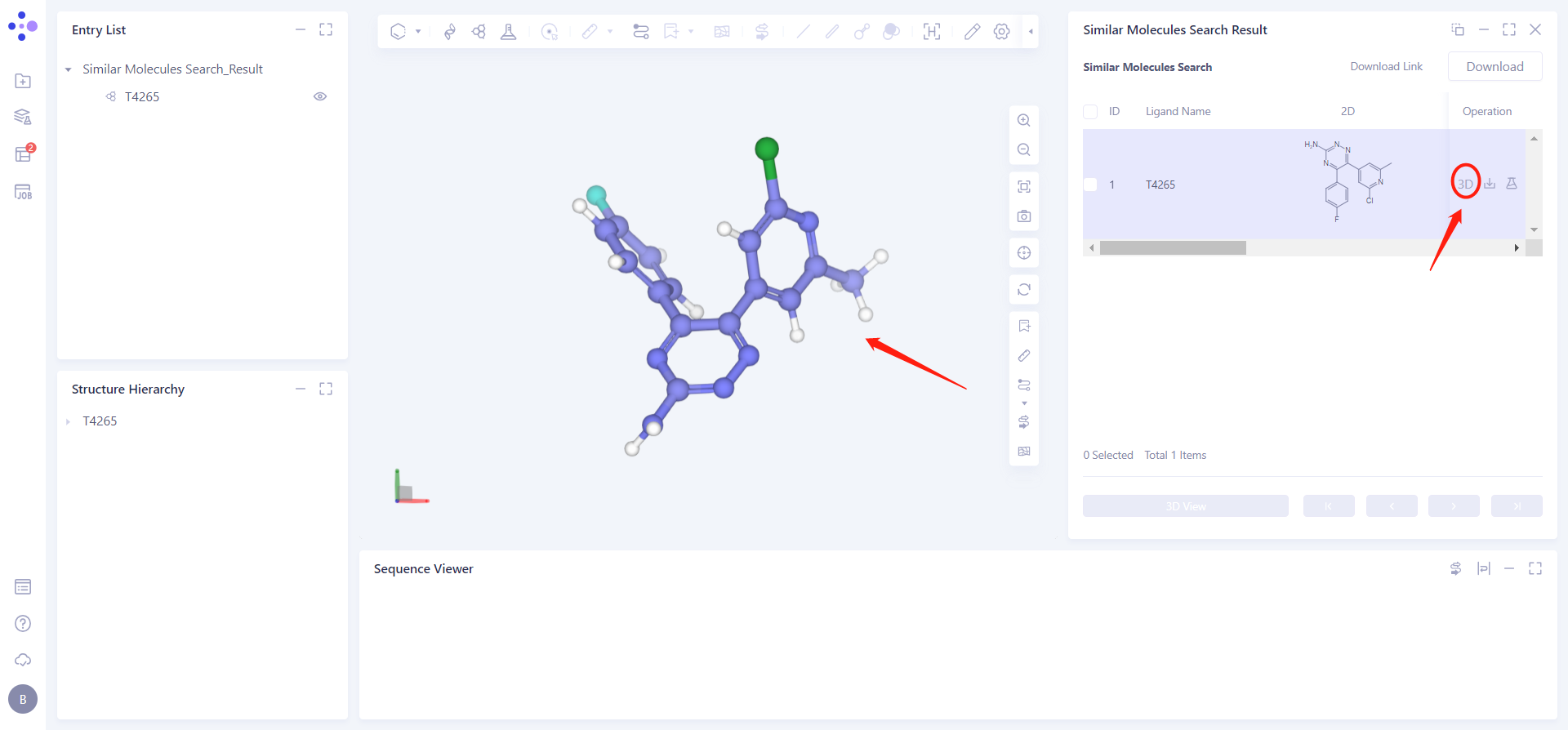 Similar Molecules Search | Hermite Docs