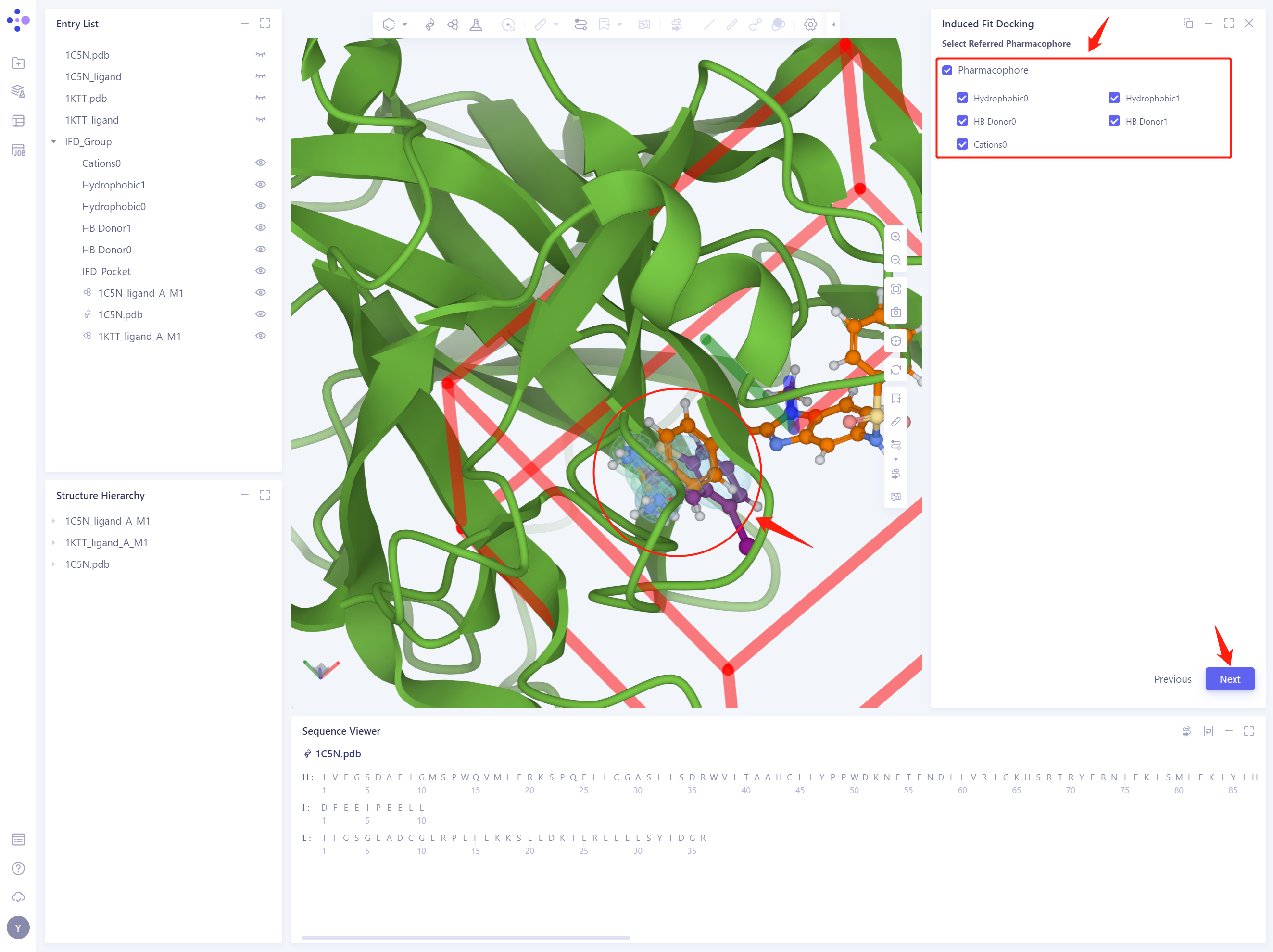 Induced Fit Docking | Hermite Docs