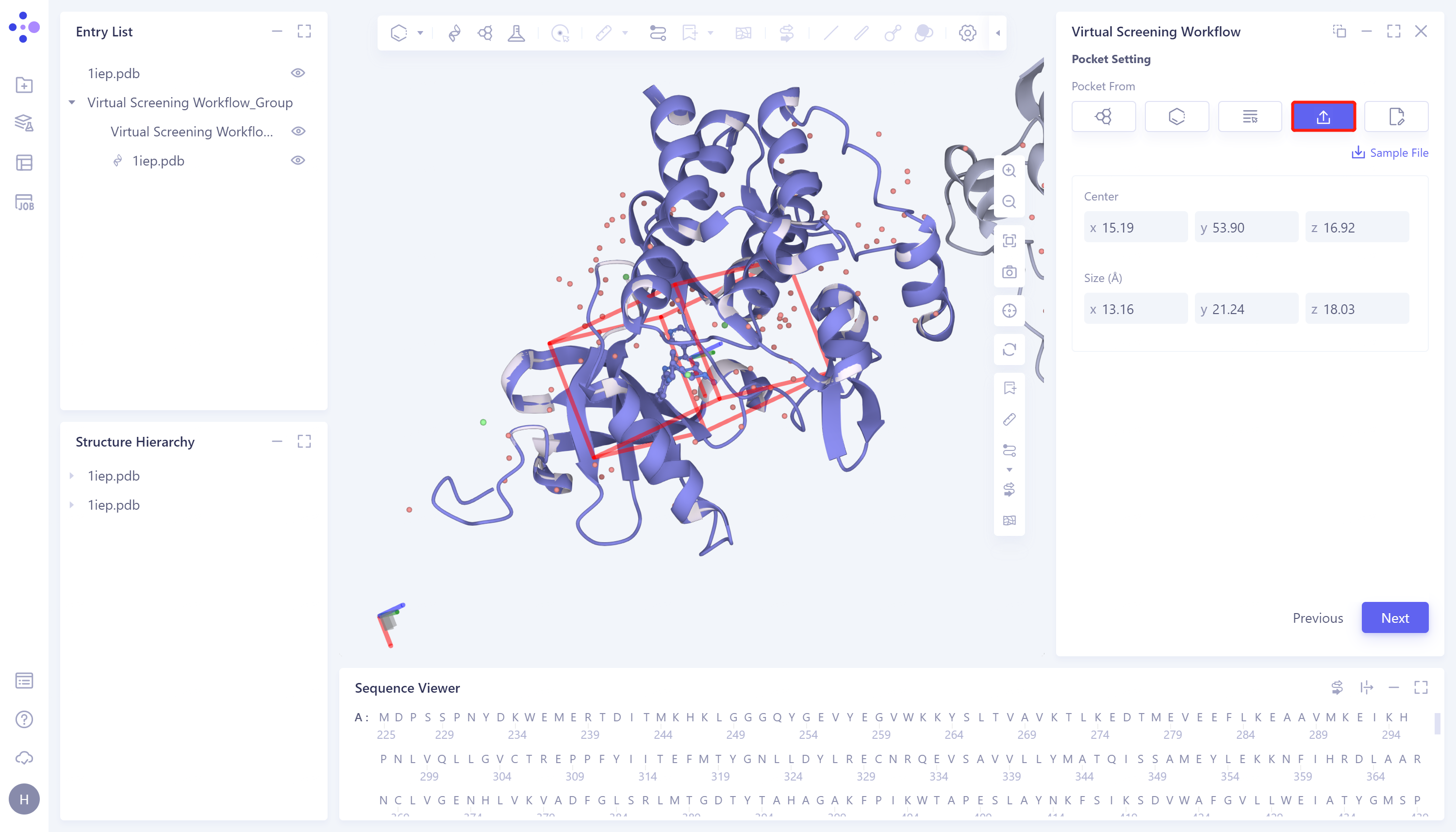 Virtual Screening Workflow | Hermite Docs