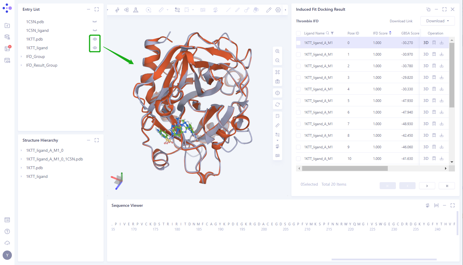 Induced Fit Docking | Hermite Docs