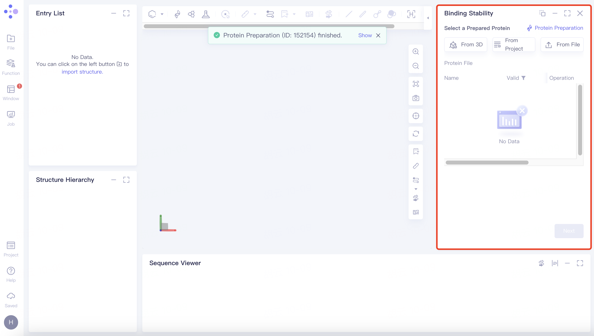 Binding Stability | Hermite Docs