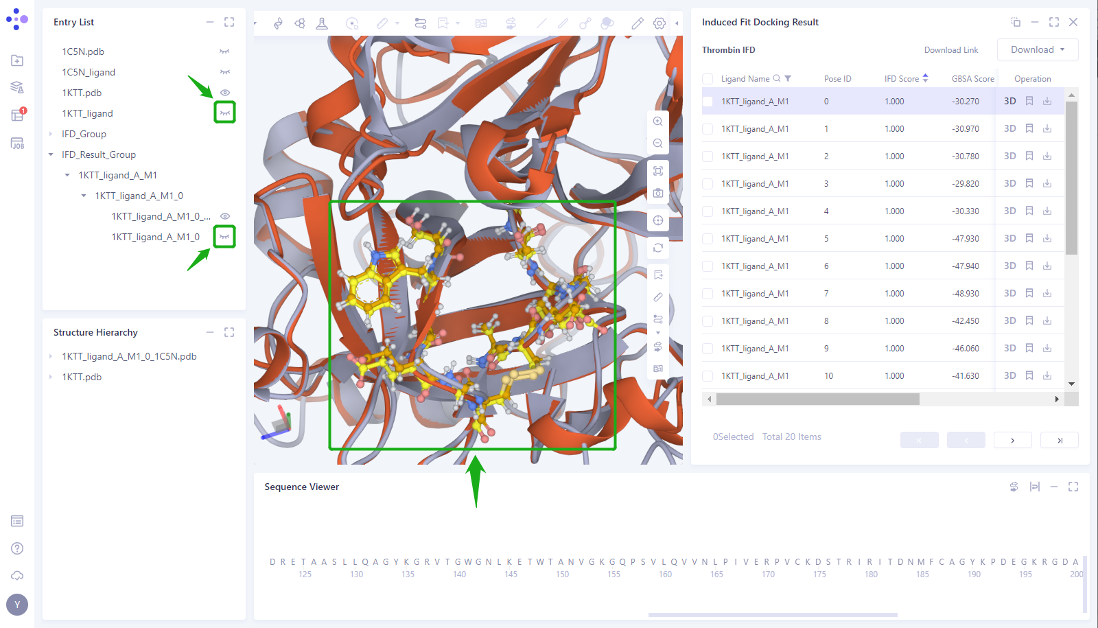 Induced Fit Docking | Hermite Docs