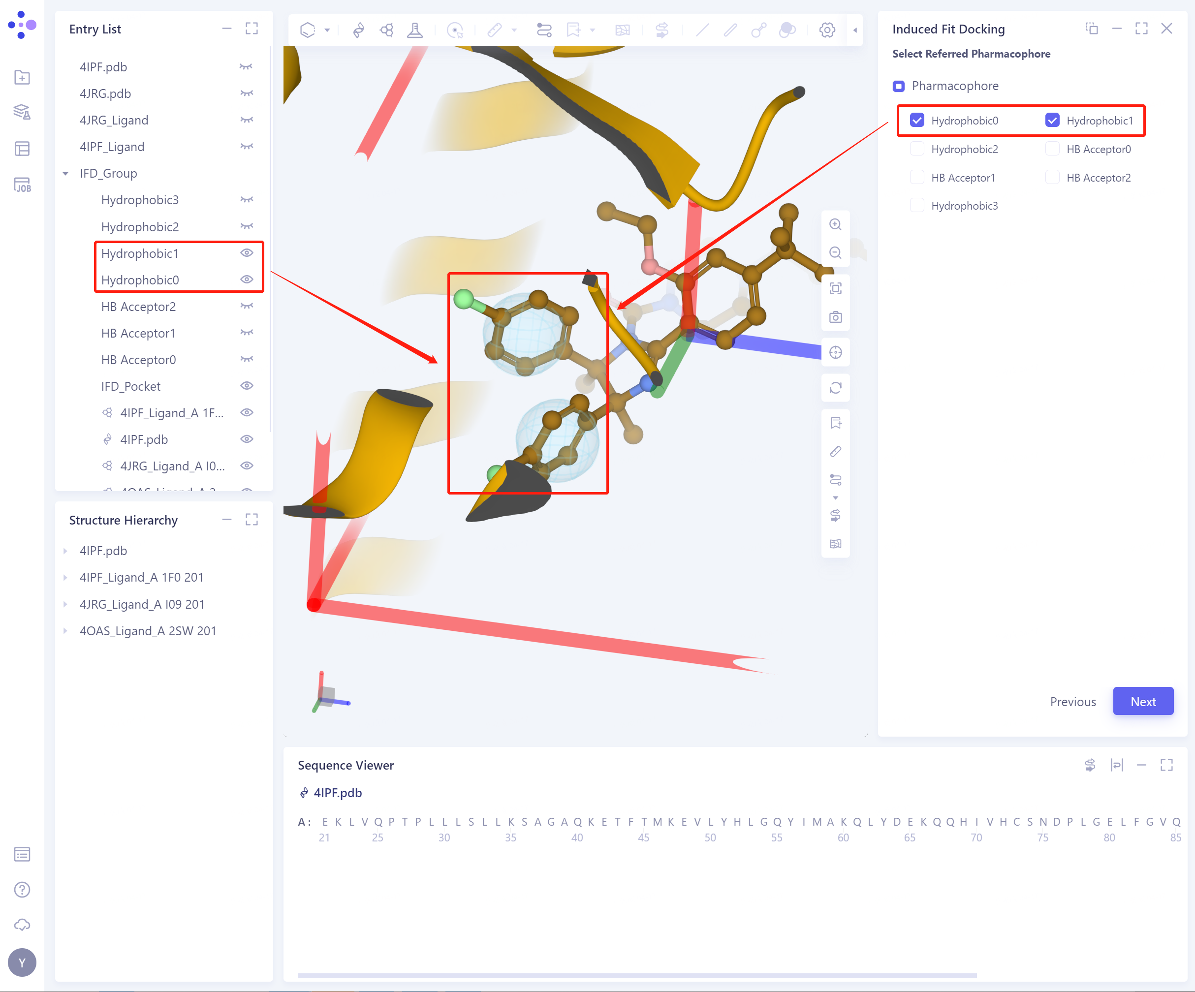 Induced Fit Dcoking | Hermite Docs