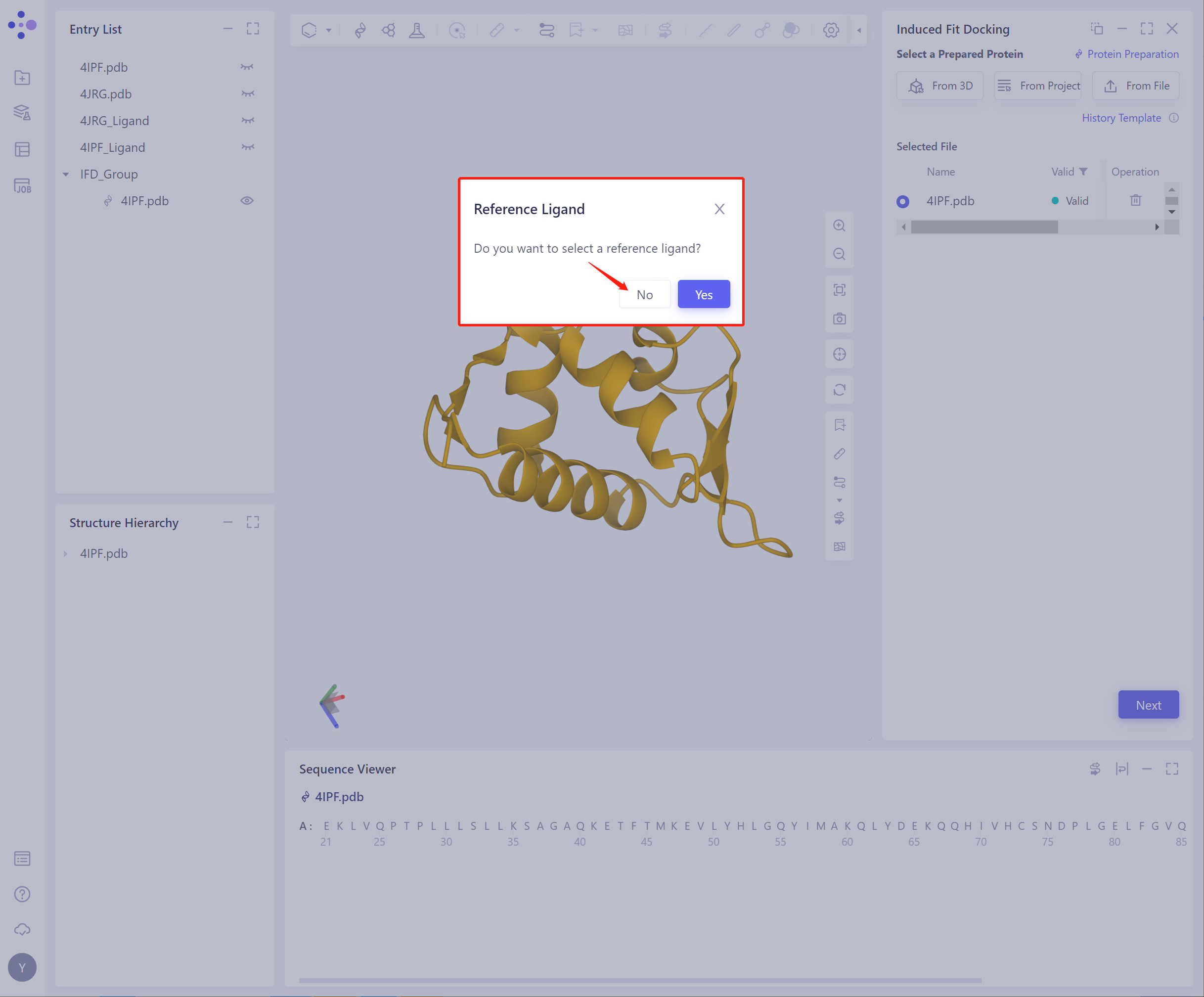 Induced Fit Dcoking | Hermite Docs