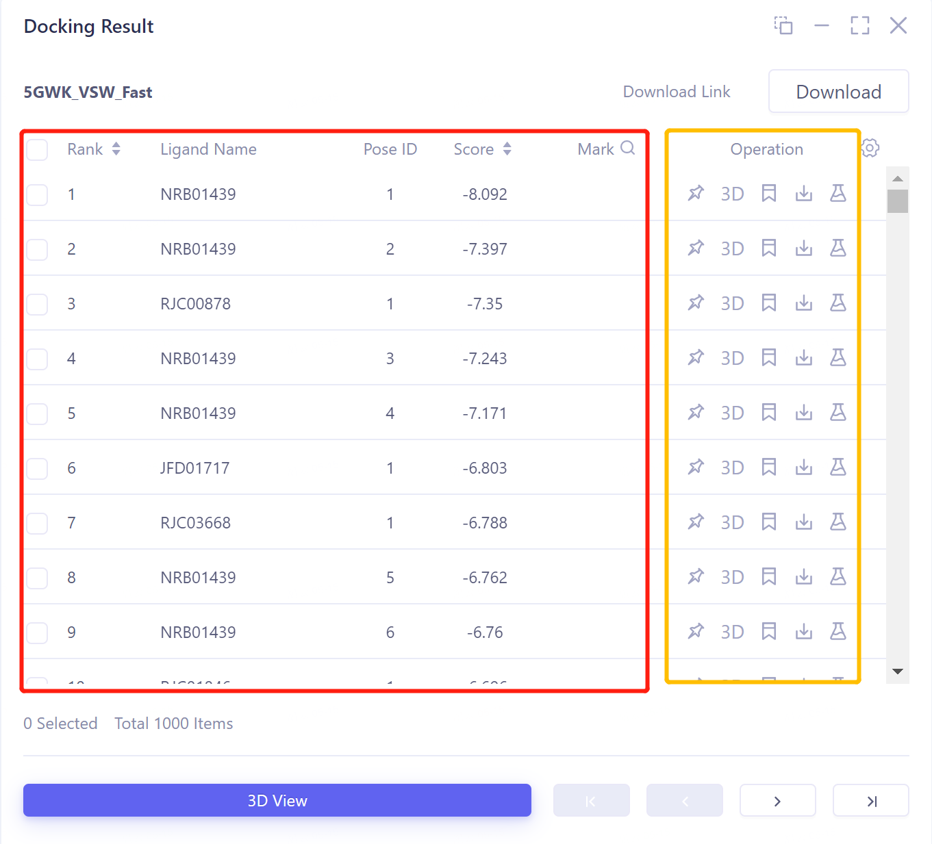 Virtual Screening Workflow | Hermite Docs