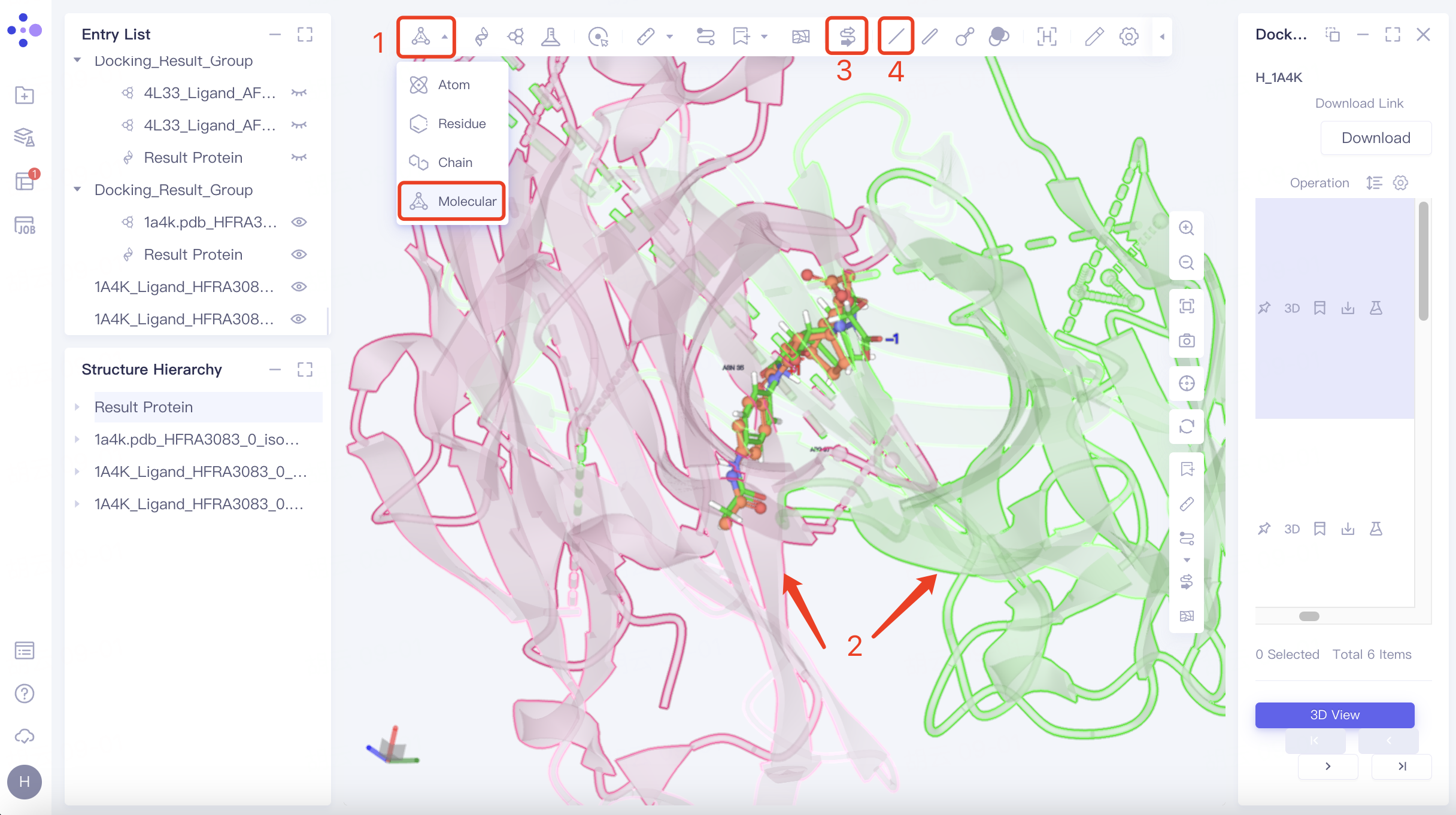 Docking——基于氢键相互作用的分子对接 | Hermite Docs