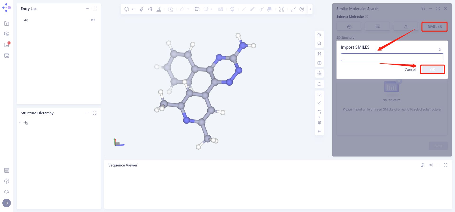 Similar Molecules Search | Hermite Docs