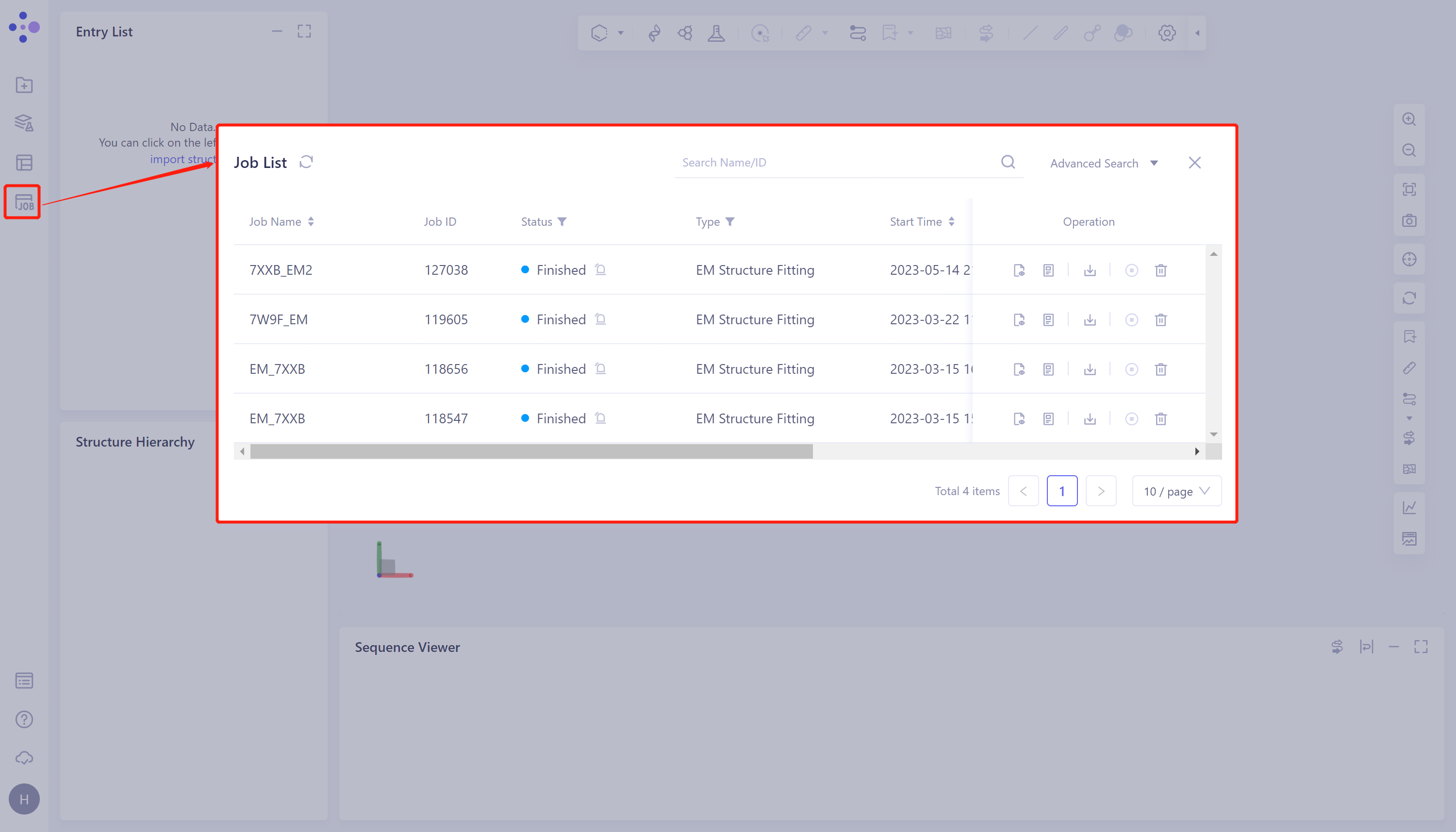 EM Structure Fitting | Hermite Docs