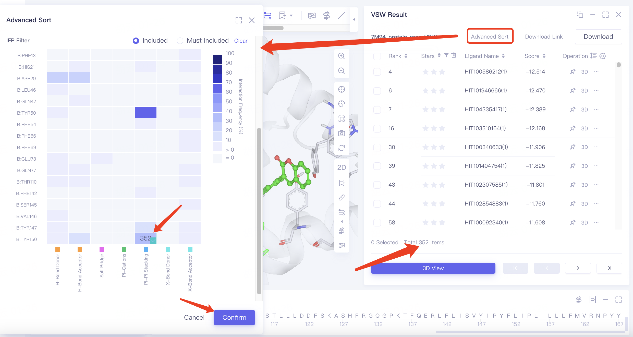 Virtual Screening Workflow | Hermite Docs