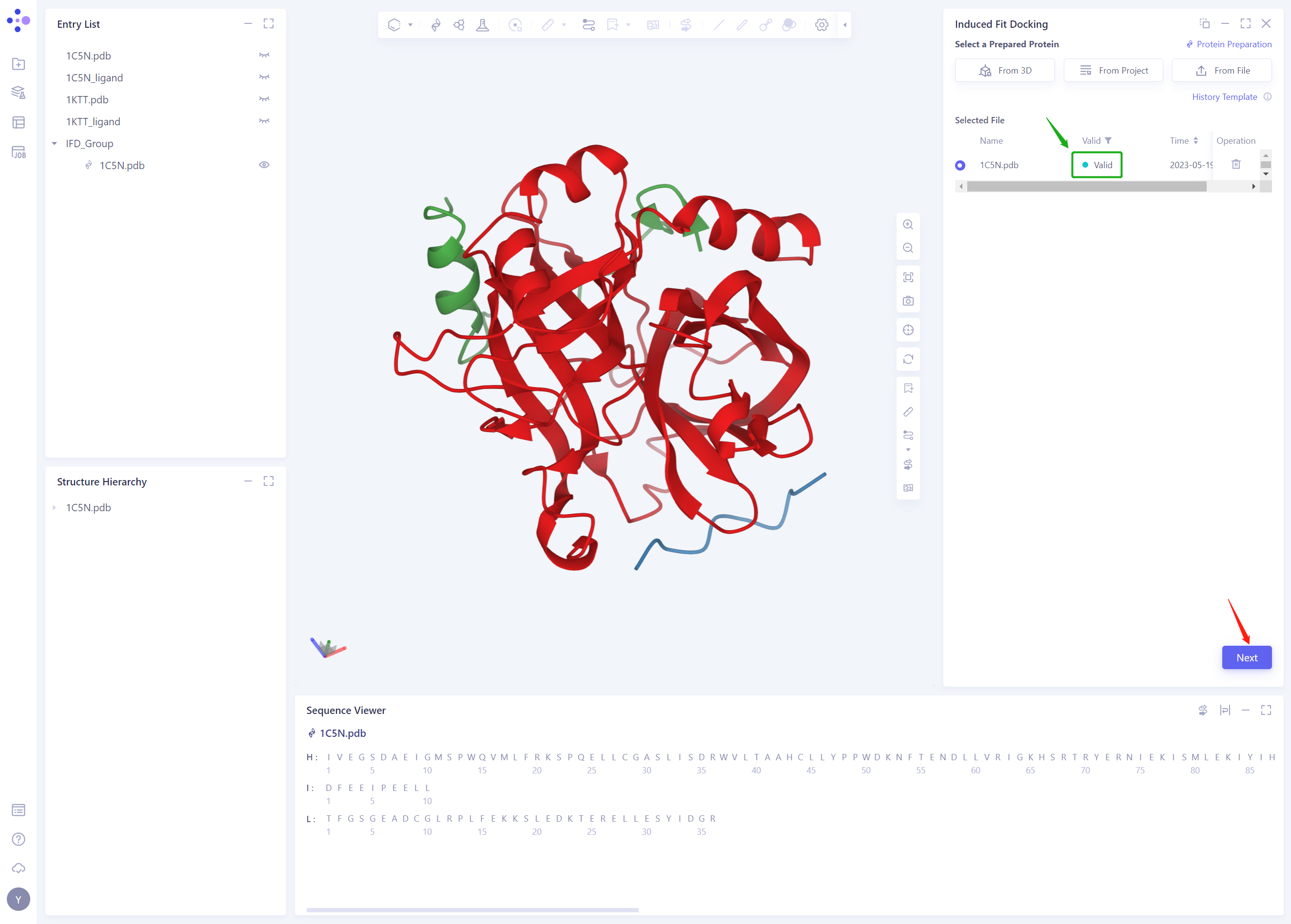 Induced Fit Docking | Hermite Docs