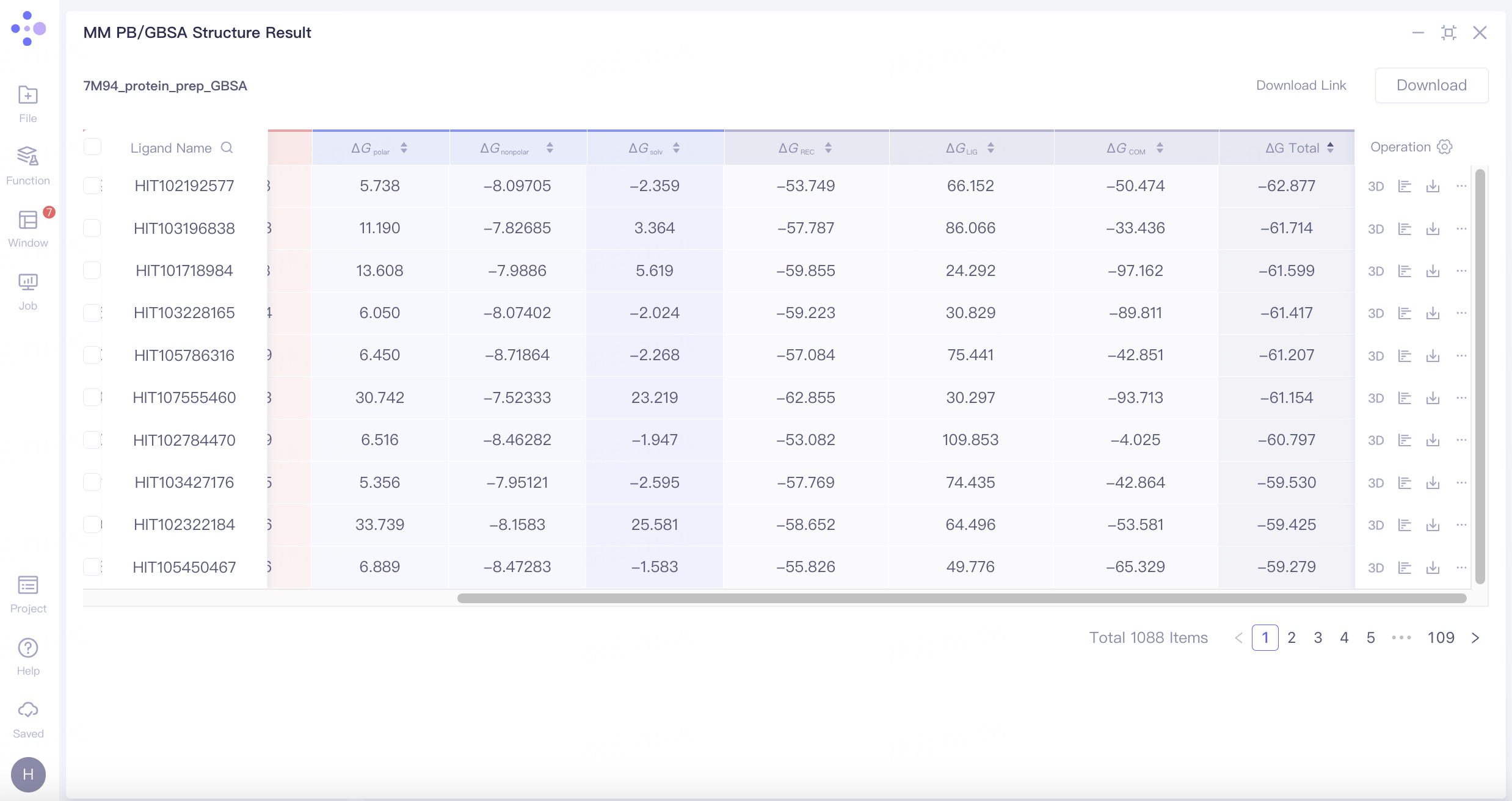 Virtual Screening Workflow | Hermite Docs