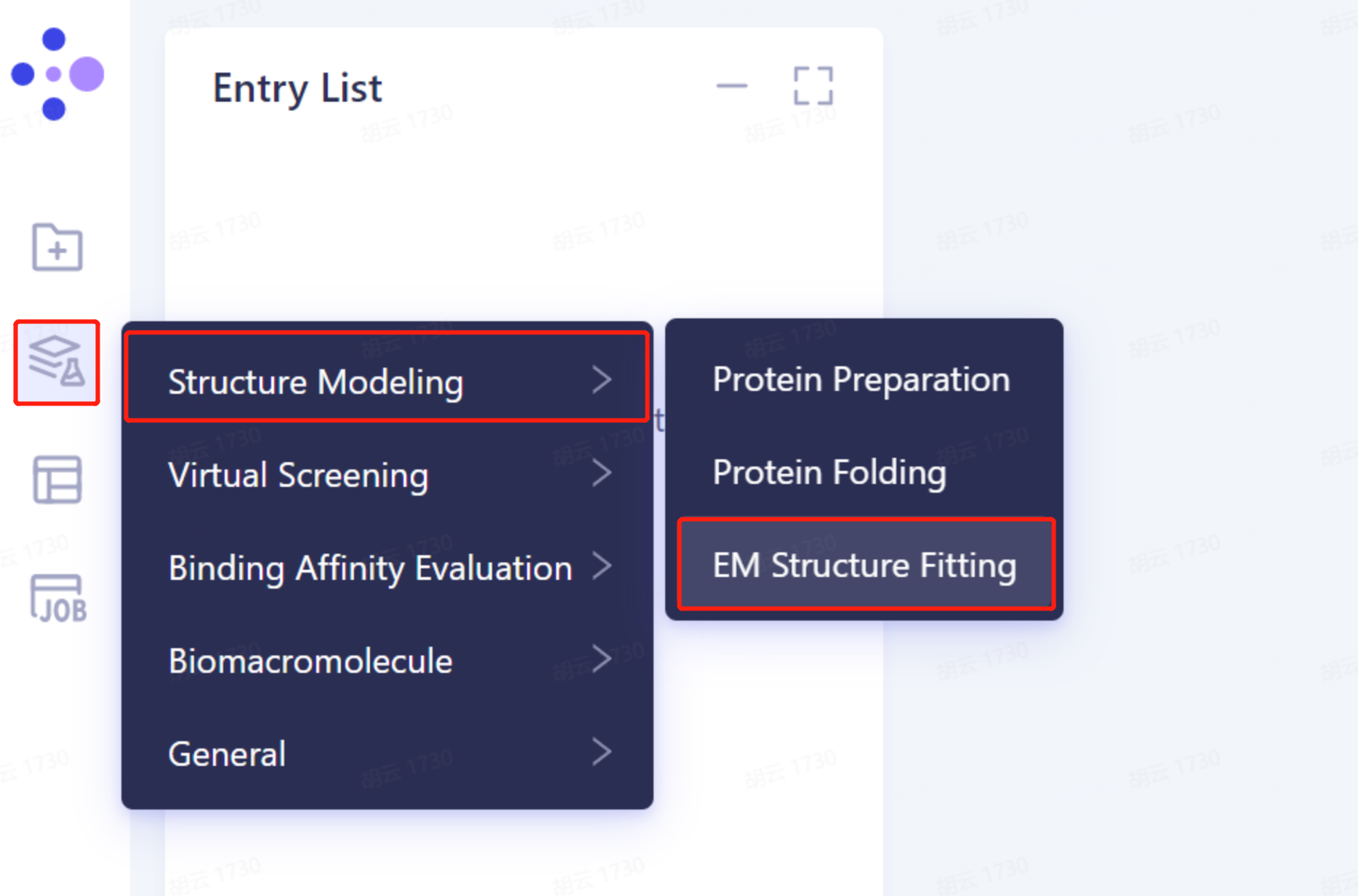 EM Structure Fitting | Hermite Docs