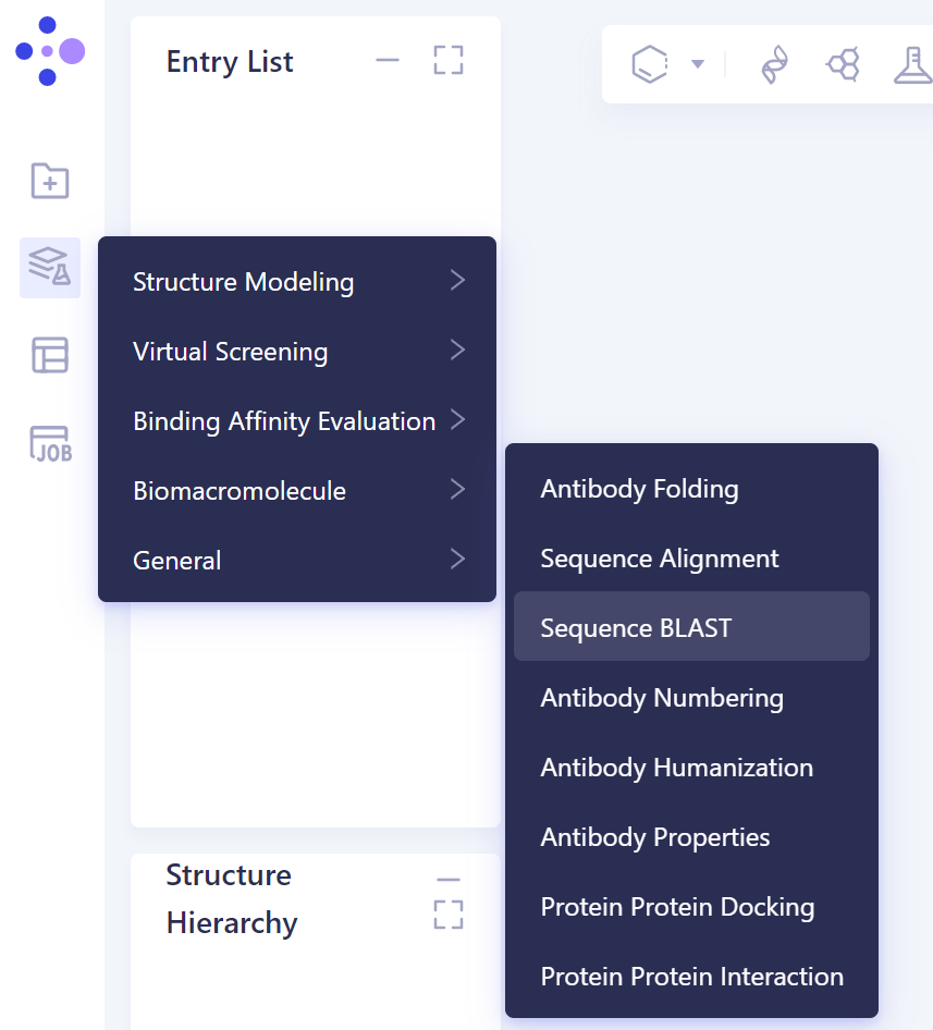 Sequence BLAST | Hermite Docs