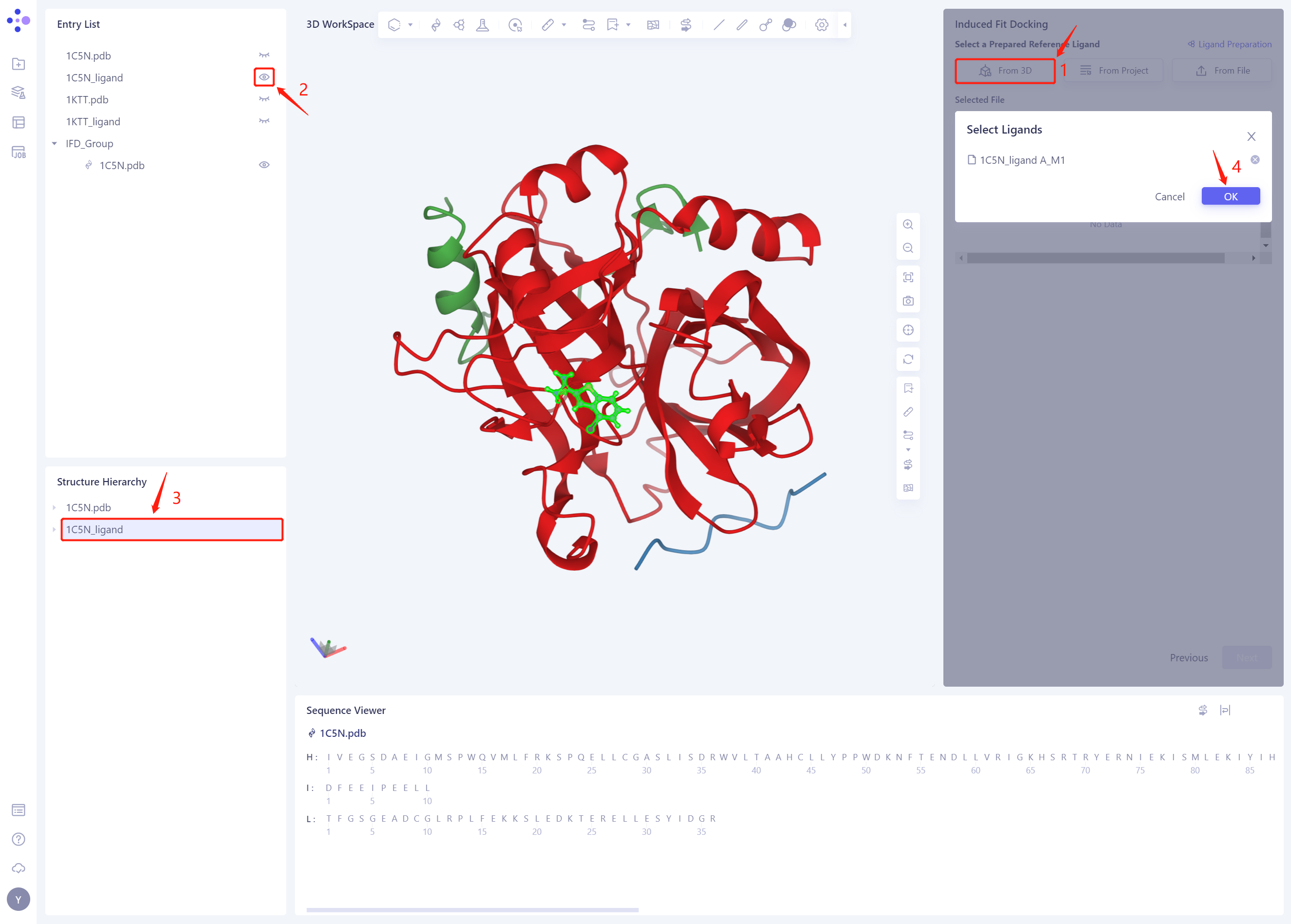 Induced Fit Docking | Hermite Docs