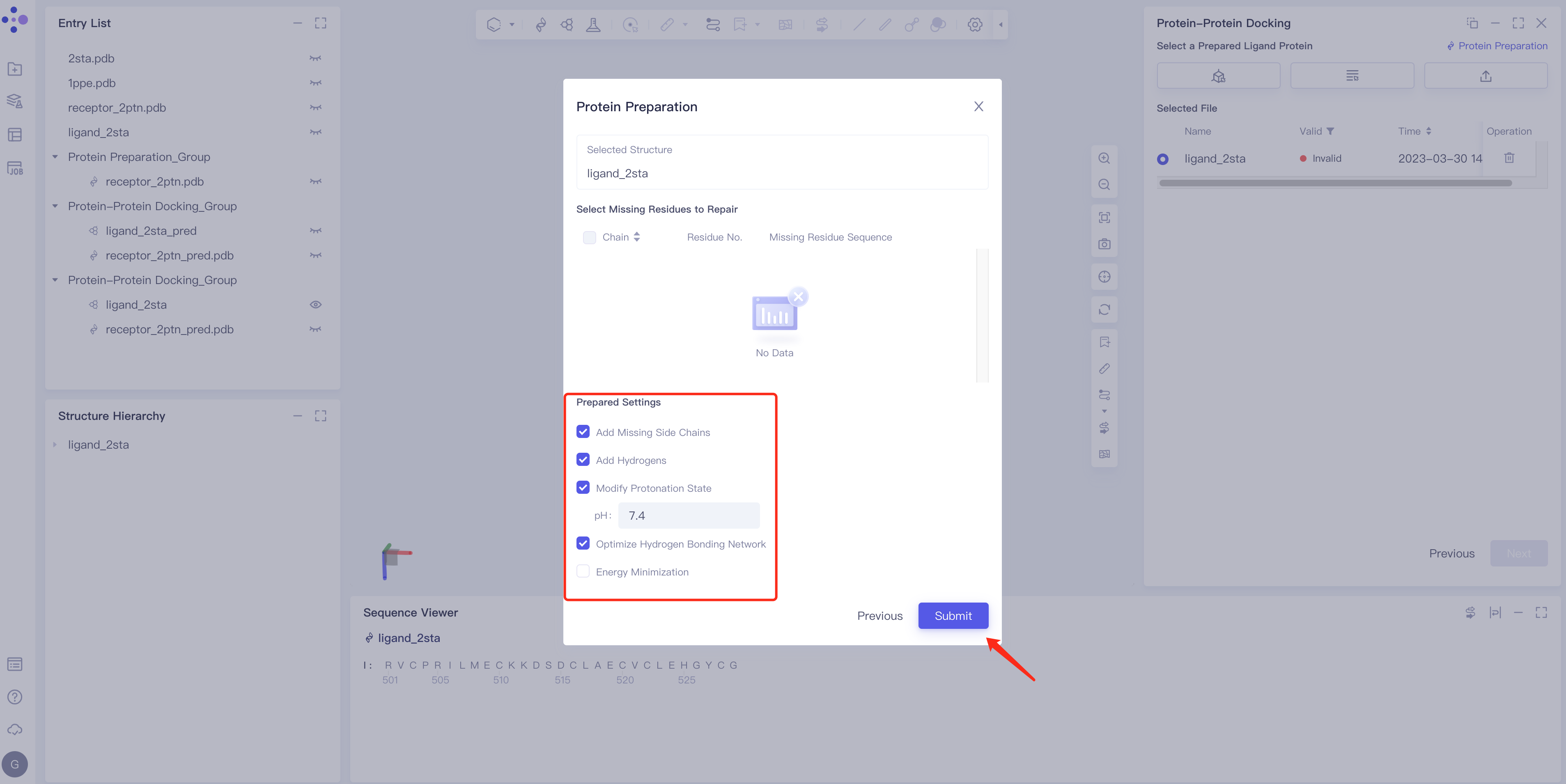 Protein-Protein Docking | Hermite Docs