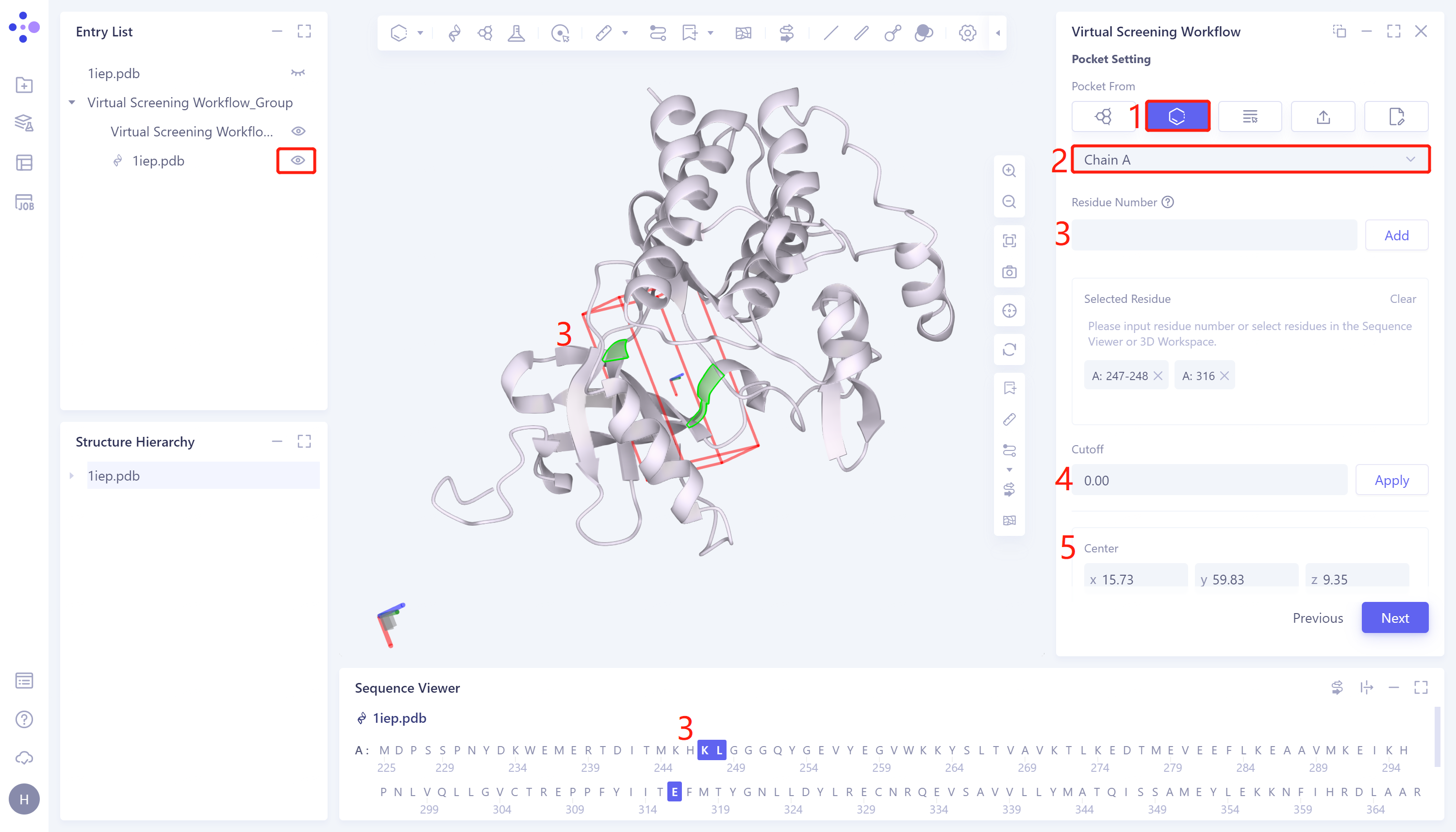 Virtual Screening Workflow | Hermite Docs