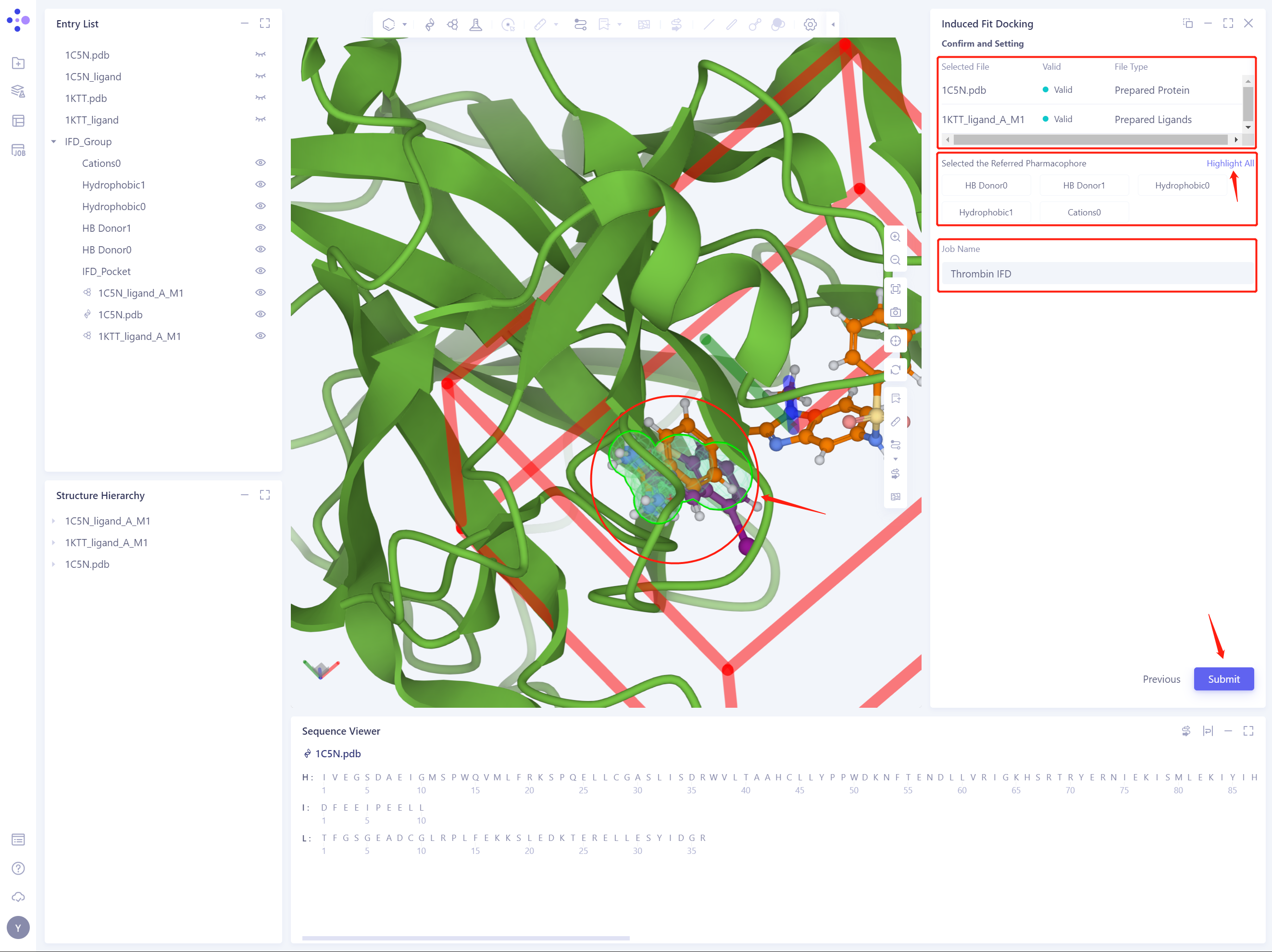 Induced Fit Docking | Hermite Docs