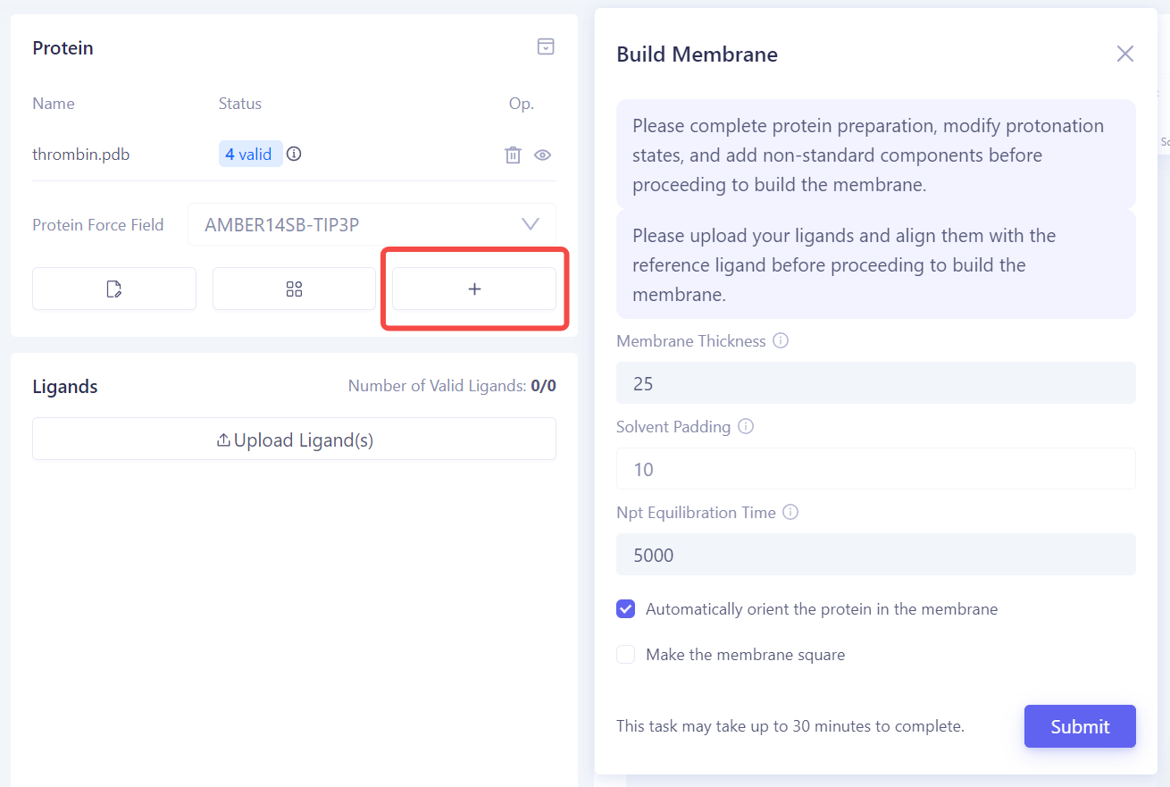FEP Tutorial | Hermite Docs