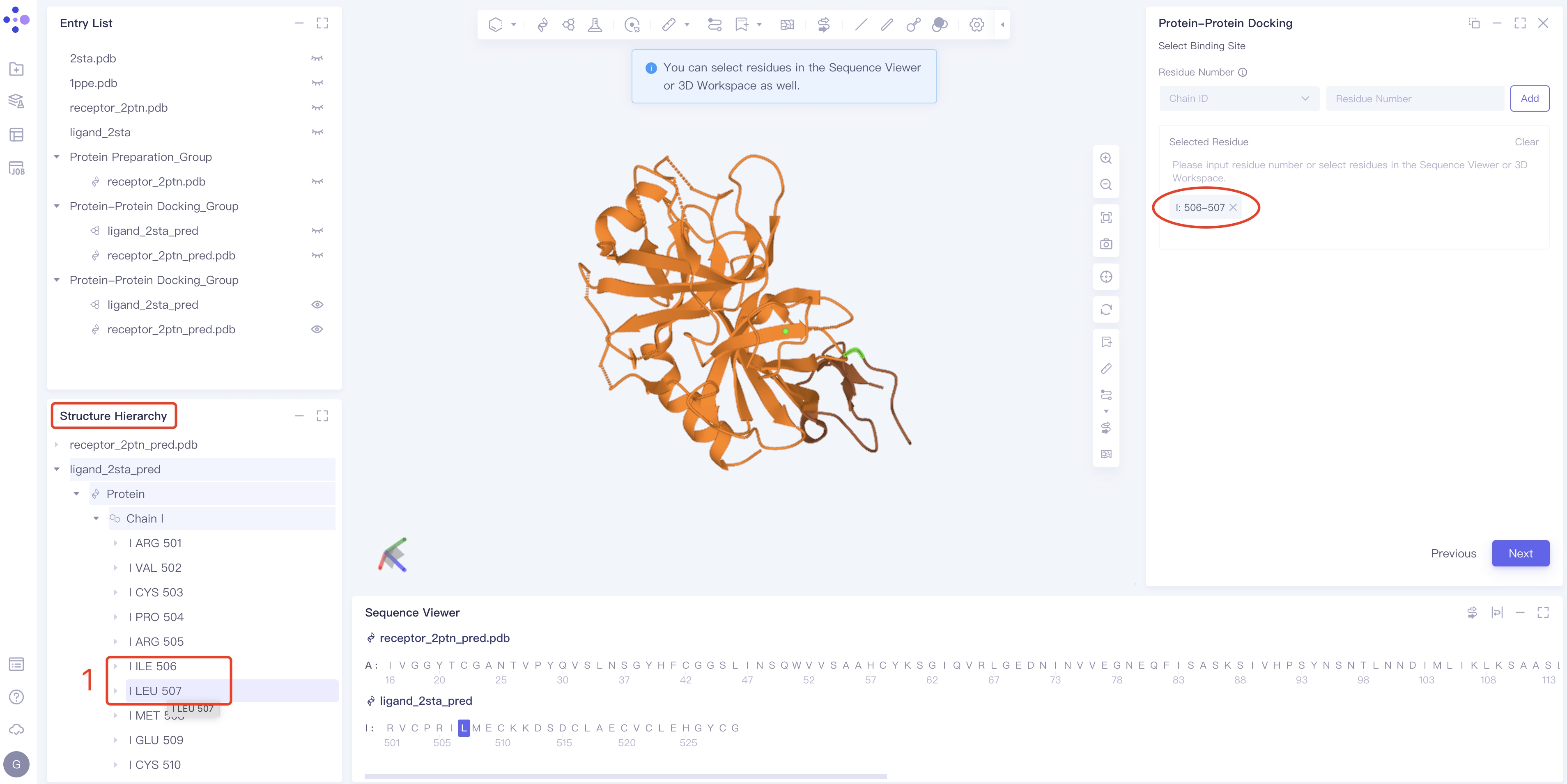 Protein-Protein Docking | Hermite Docs