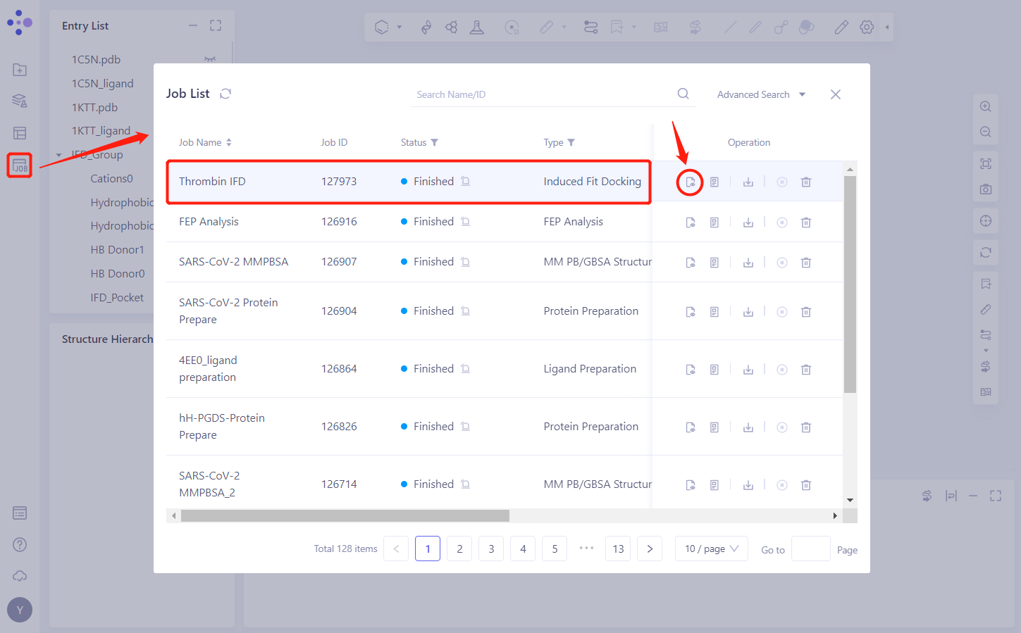 Induced Fit Docking | Hermite Docs