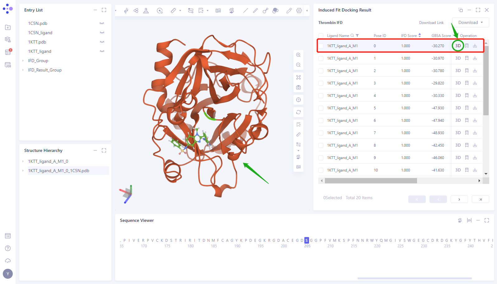 Induced Fit Docking | Hermite Docs