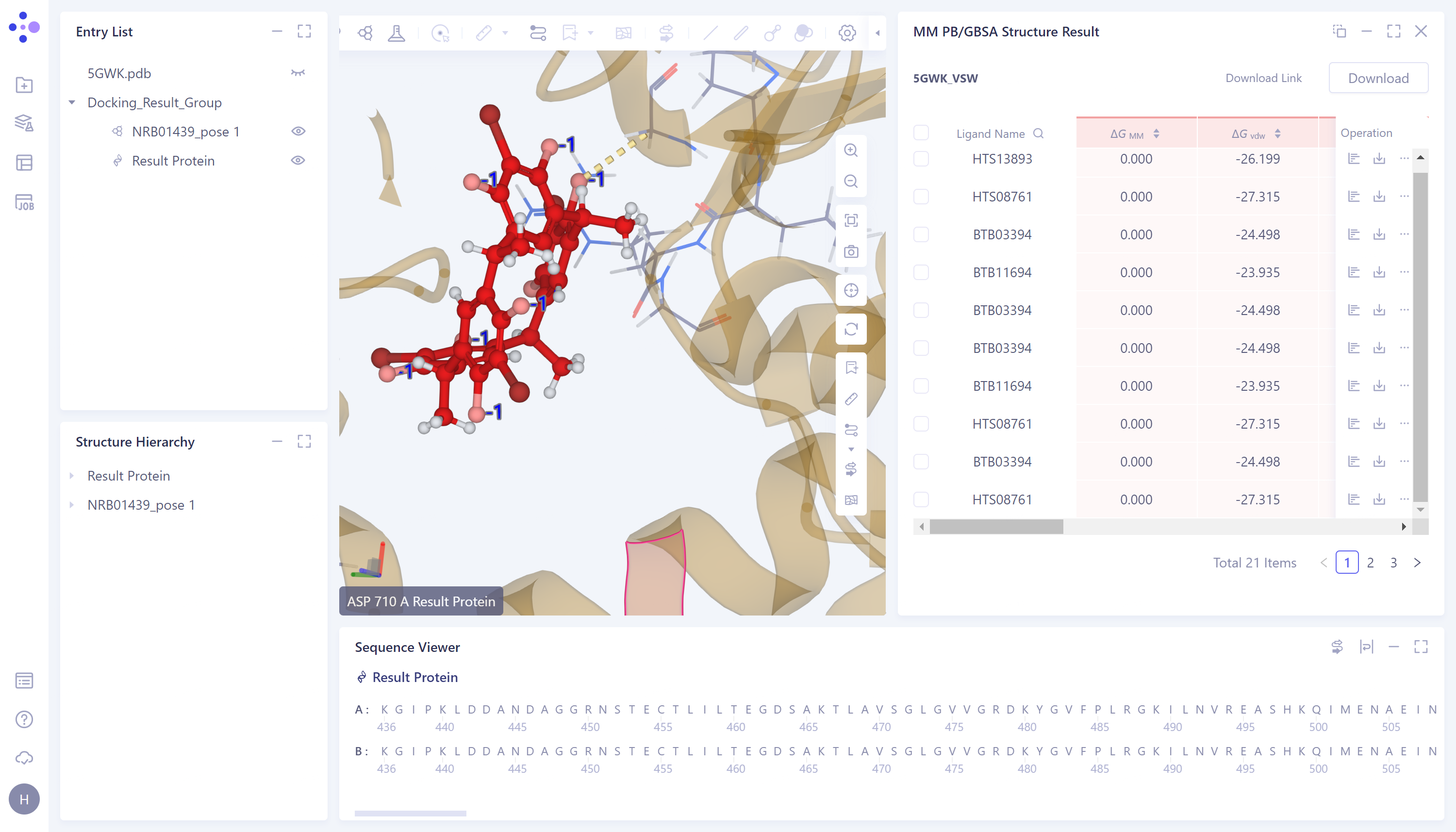 Virtual Screening Workflow | Hermite Docs