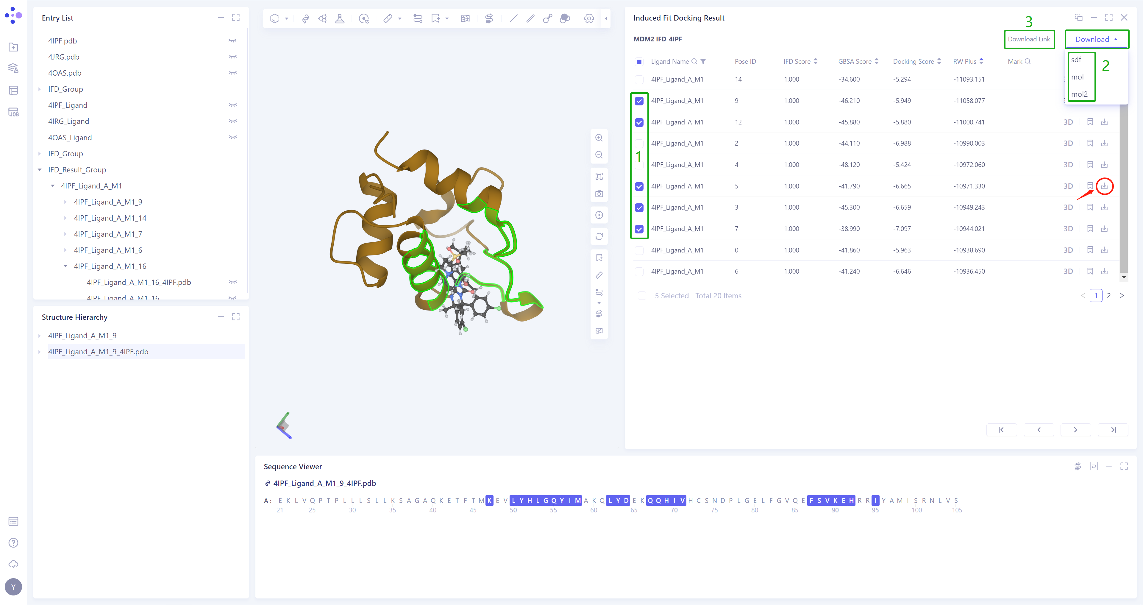 Induced Fit Dcoking | Hermite Docs