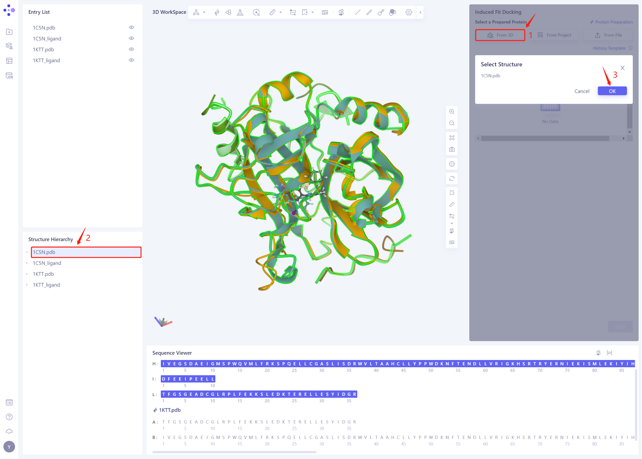 Induced Fit Docking | Hermite Docs