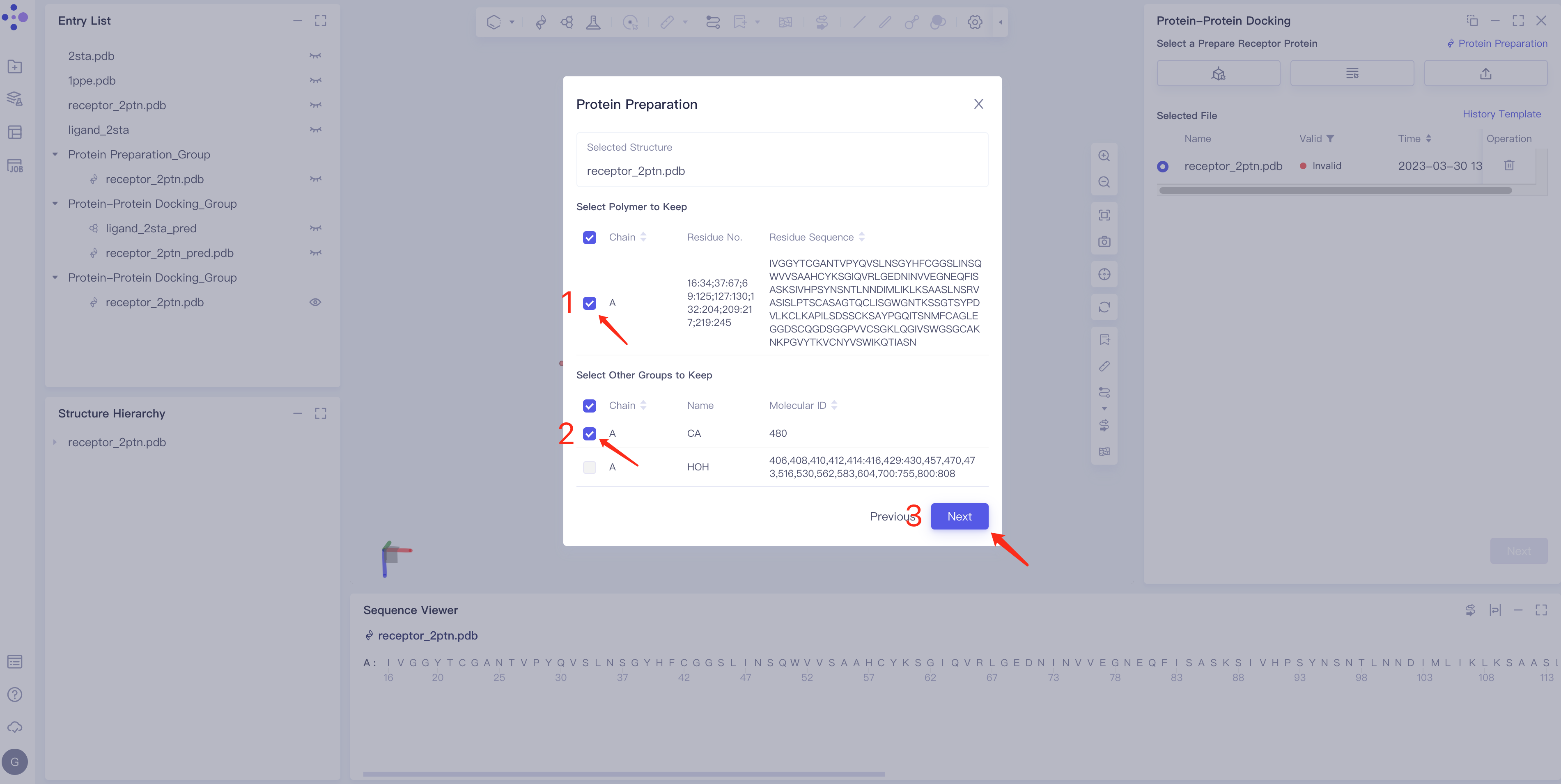 Protein-Protein Docking | Hermite Docs