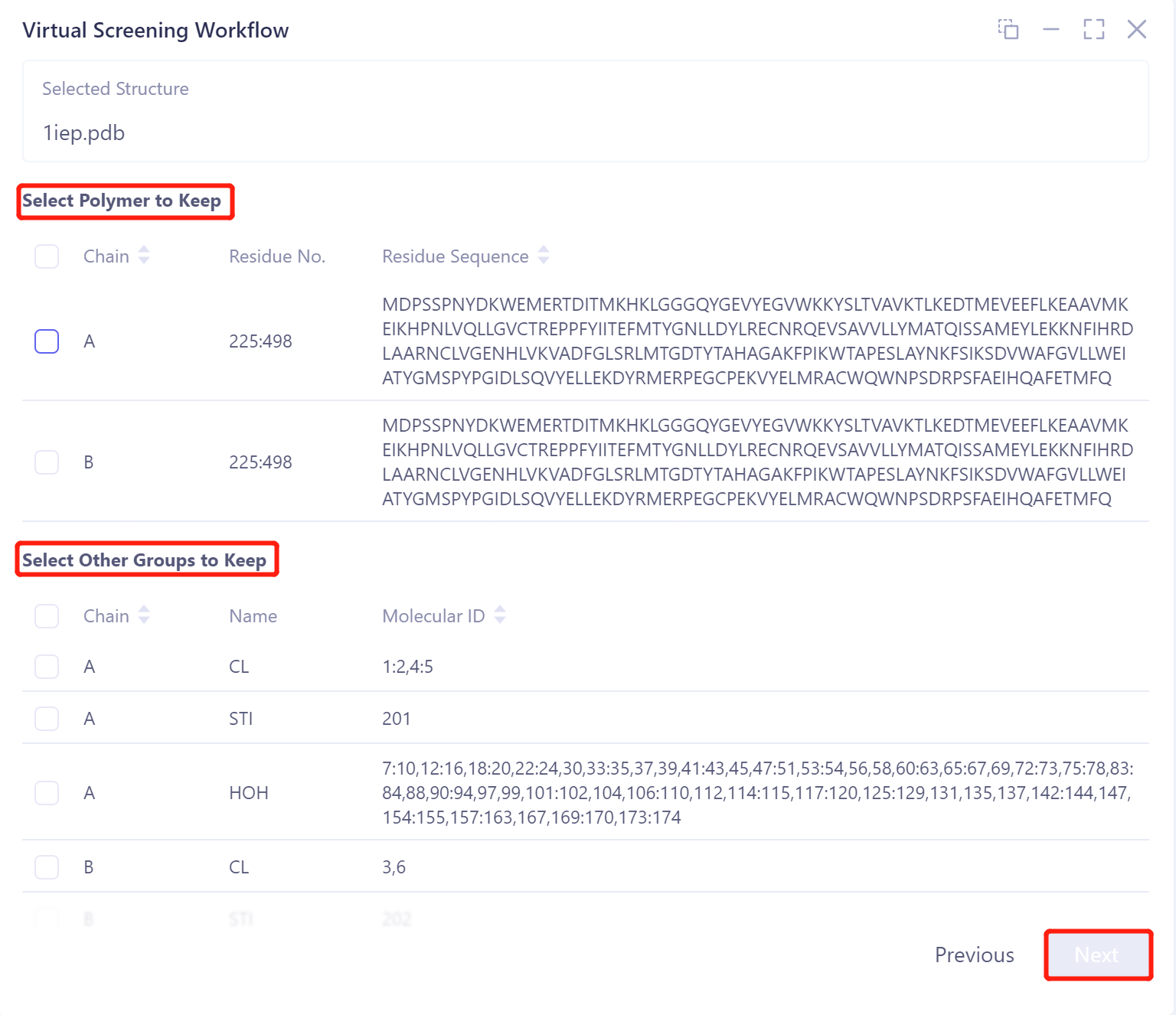 Virtual Screening Workflow | Hermite Docs